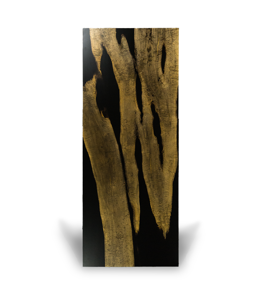 1184 Gold Grade Ebonized Maple Slab 96" x 39" – Created Hardwood
