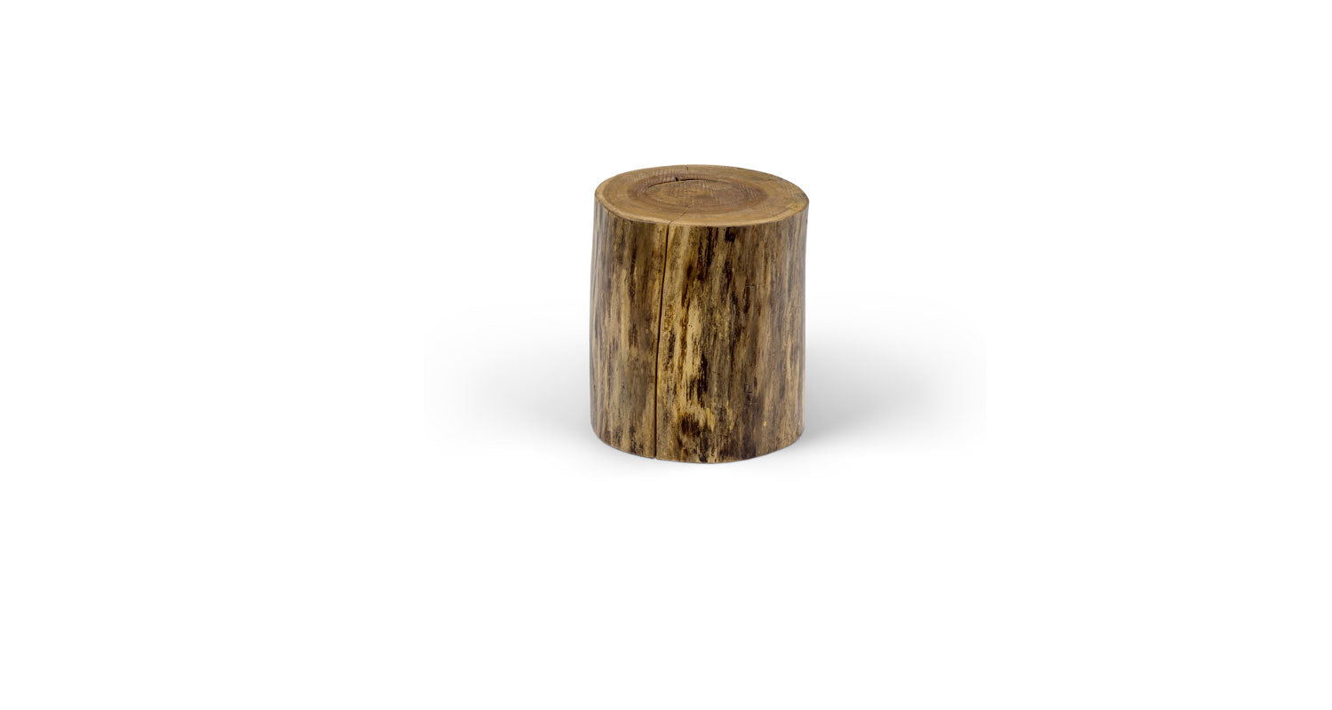 Stump Side Table – Created Hardwood