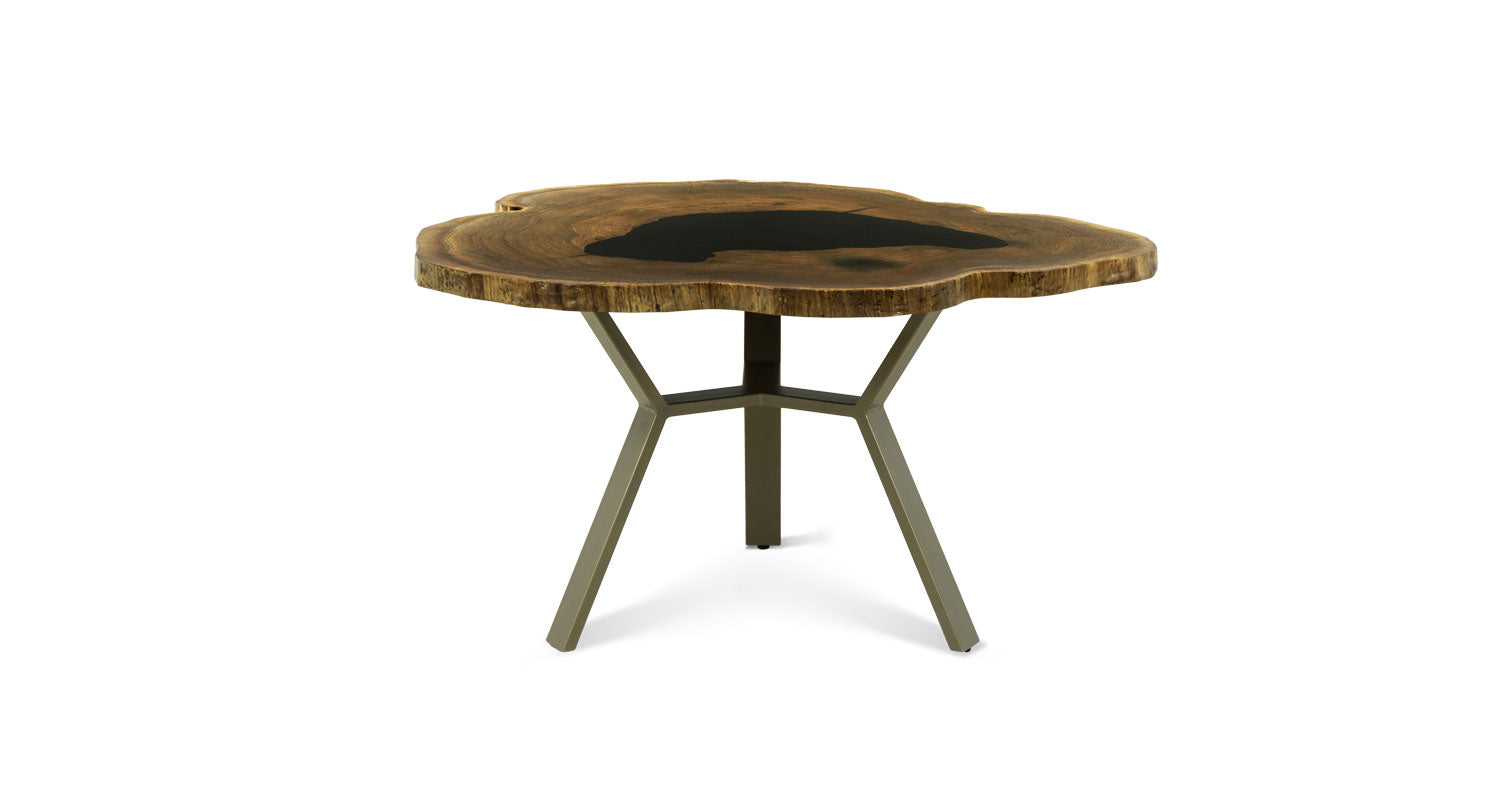 1145 Walnut Live Edge Round Table 50" D – Created Hardwood