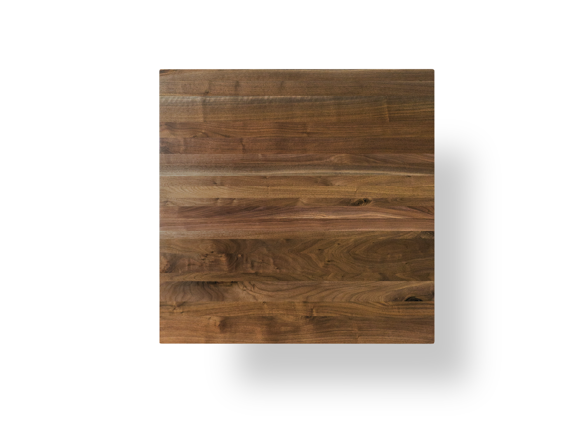 1004 Walnut Cafe Table with Cast Iron Base – Created Hardwood