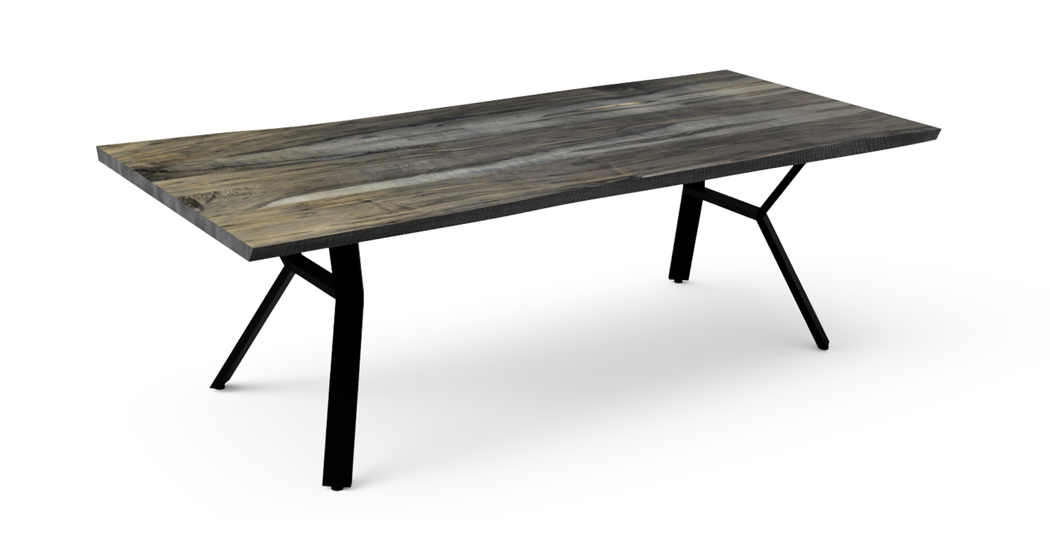1157 Bronze Grade Ebonized Maple Table – Created Hardwood