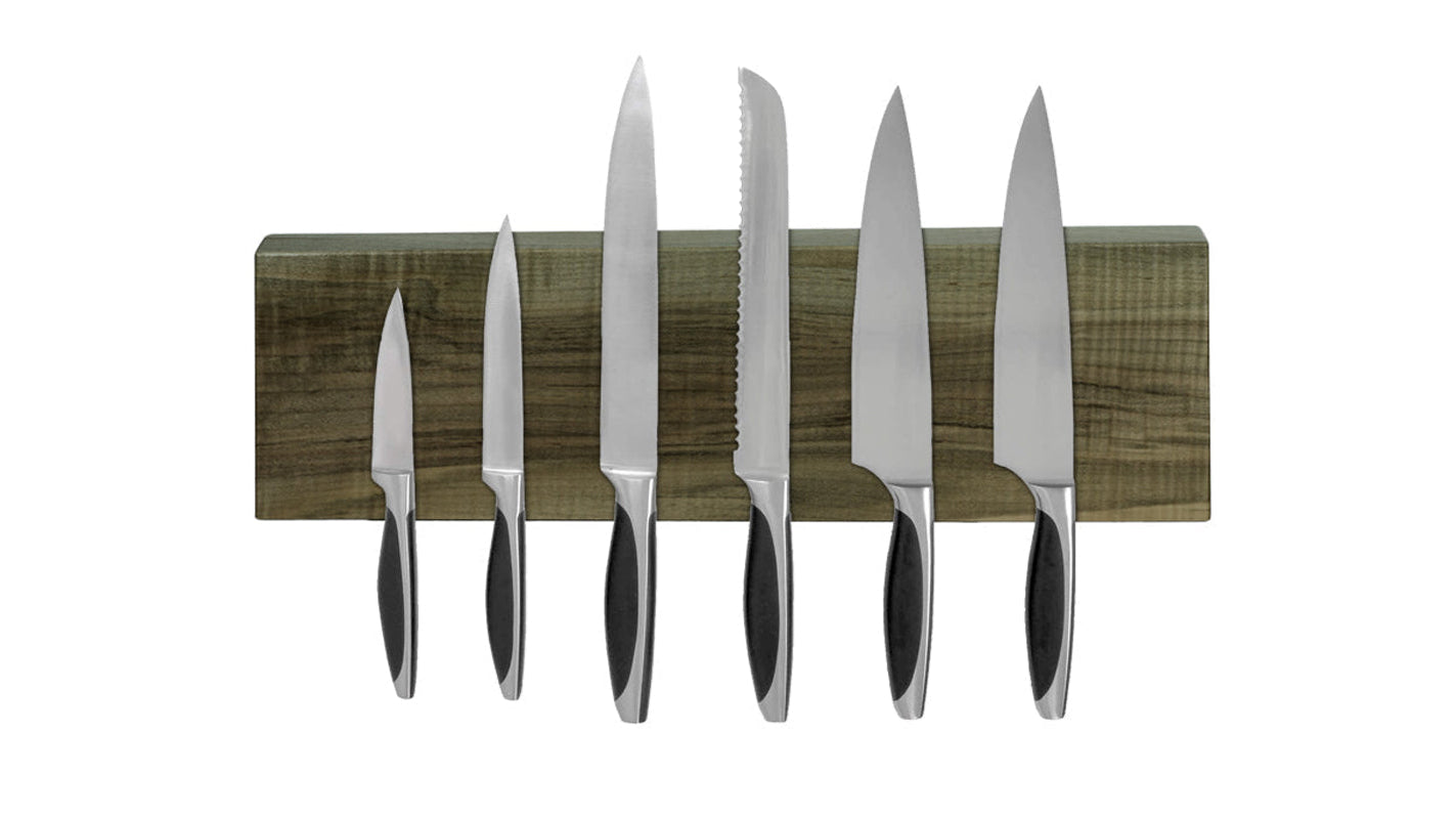 Straight Edge Ebonized Knife Board – Created Hardwood