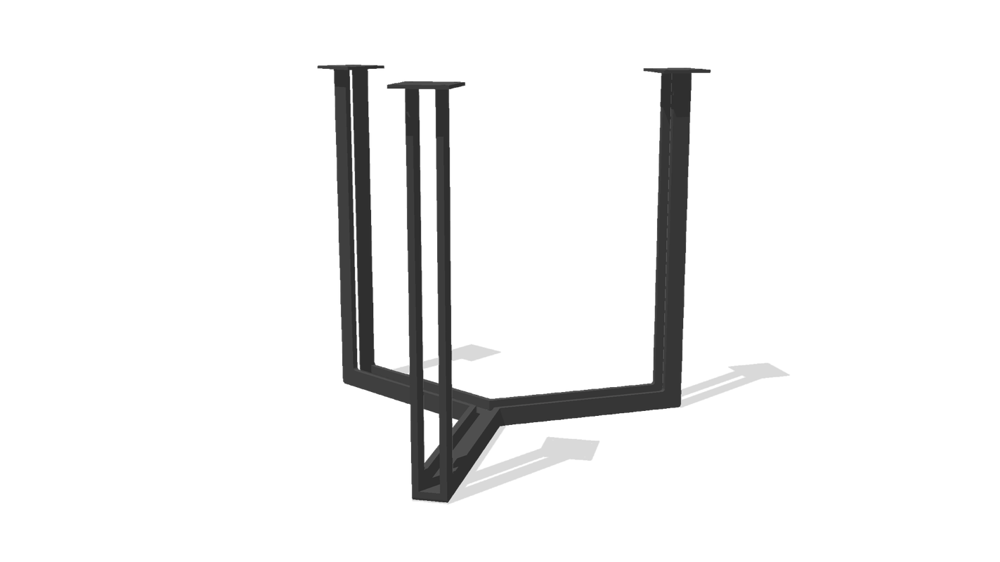 Bracket Pedestal Base – Created Hardwood