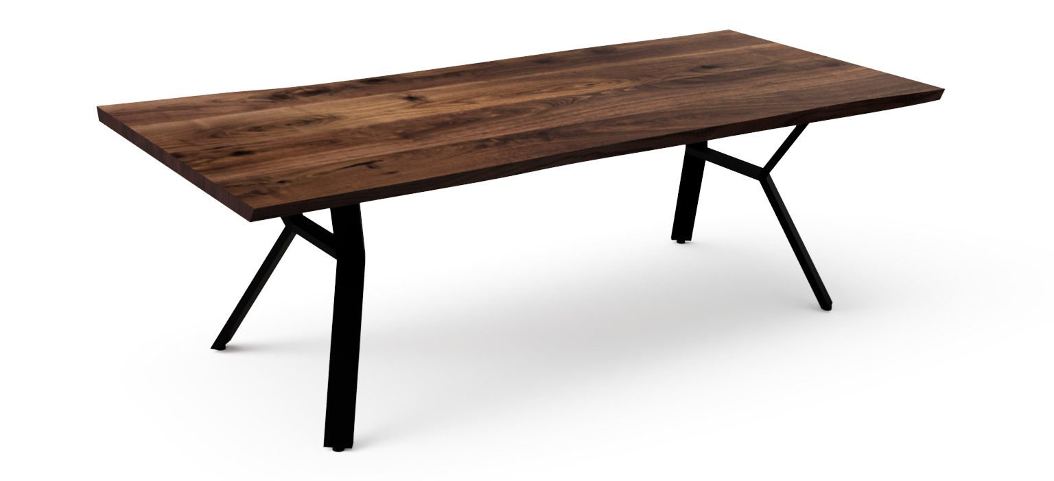 Chevron Table Base – Created Hardwood